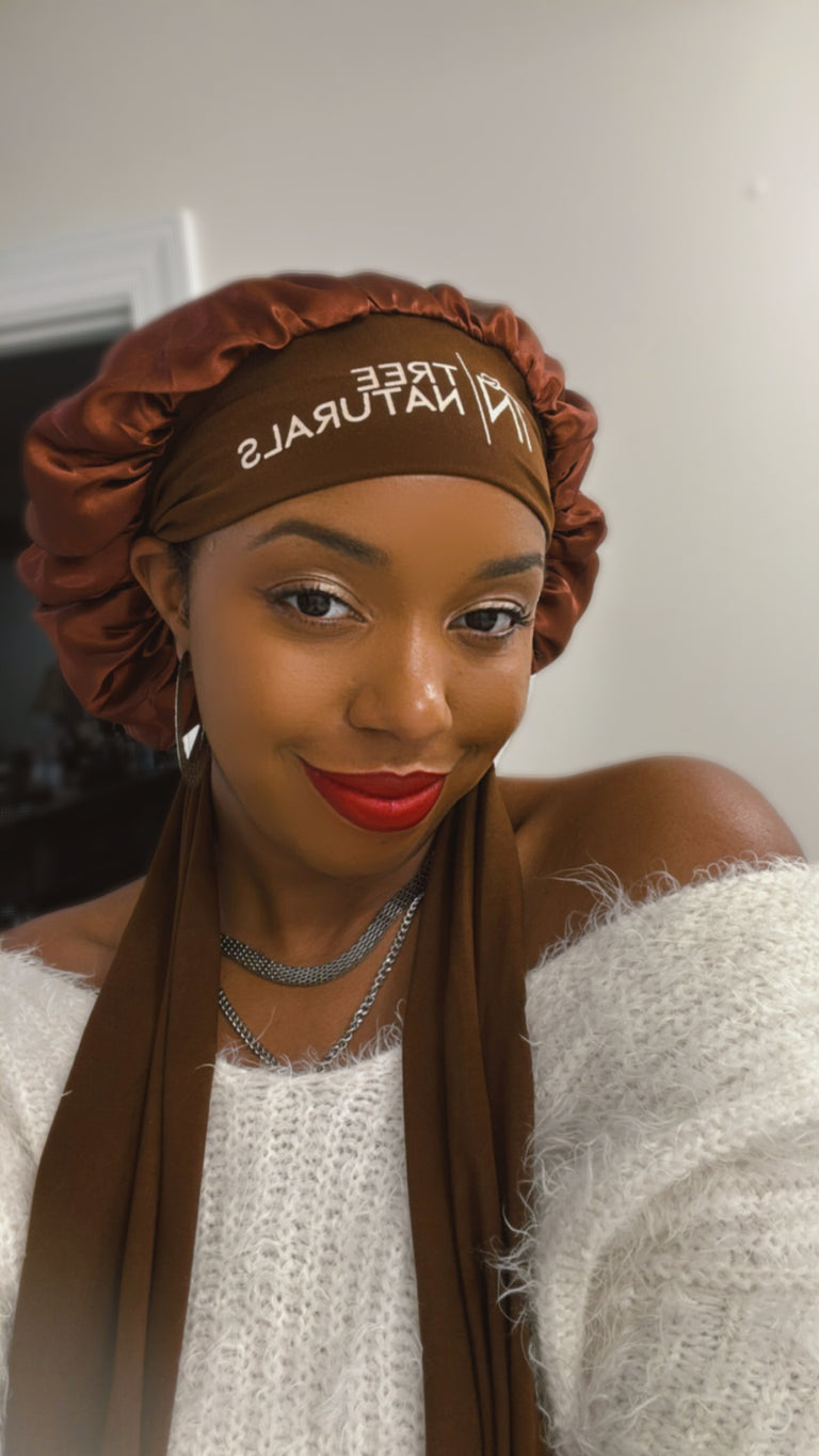 NEW! Tree Naturals Luxe Satin Bonnet