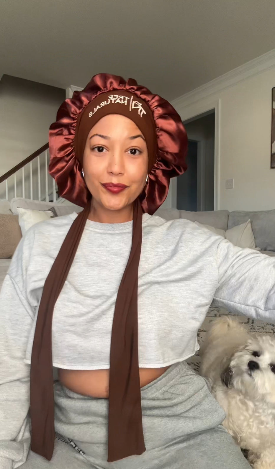 NEW! Tree Naturals Luxe Satin Bonnet